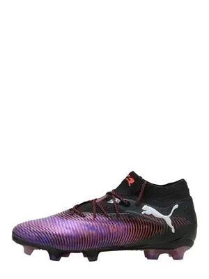 PUMA Future 8 Ultimate Firm Ground Cleats Black- White-glowing Red