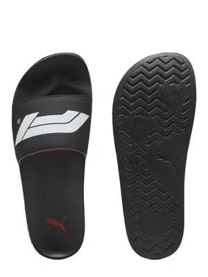 PUMA Formula 1 Leadcat 2.0 Logo Slides Black- White