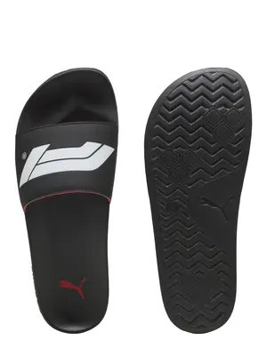 PUMA Formula 1 Leadcat 2.0 Logo Slides Black