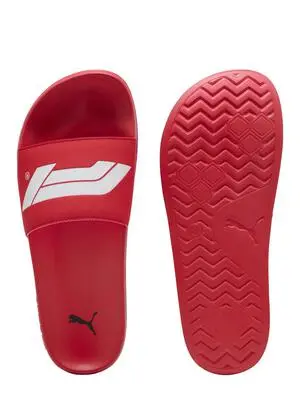 PUMA Formula 1 Leadcat 2.0 Logo Slides Pop Red- White