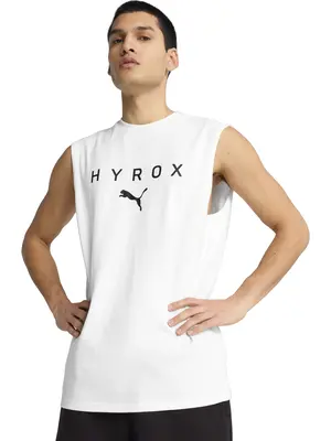PUMA X Hyrox Cut-off Tank Top - White