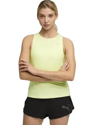 PUMA Cloudspun Ultra Soft Running Tank Top - Green