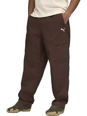 PUMA Relaxed Fit Cargo Pants - Brown