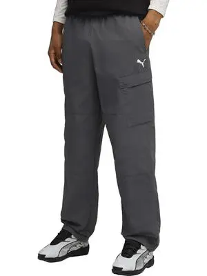 PUMA Relaxed Fit Cargo Pants - Gray