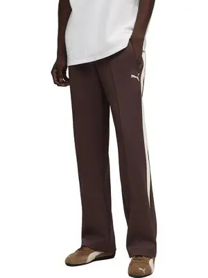 PUMA T7 Relaxed Track Pants - Brown