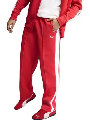 PUMA T7 Relaxed Track Pants Red