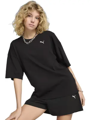 PUMA Oversized T-Shirt Black