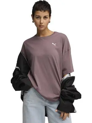 PUMA Oversized T-Shirt Purple