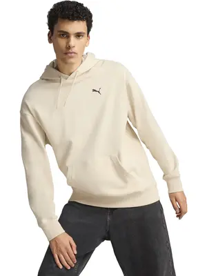 PUMA Relaxed Fit Hoodie White