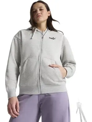 PUMA Essentials Fleece Zip-up Hoodie - Gray