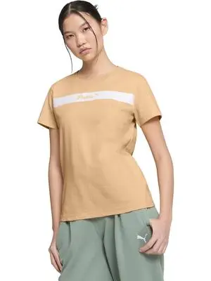 PUMA Cotton Crewneck T-shirt - Orange