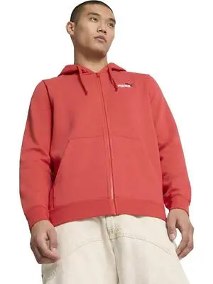PUMA Essentials Small No. 1 Logo Full-zip Hoodie - Red