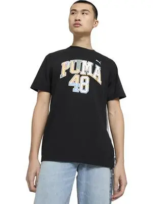 PUMA Graphics Varsity T-shirt Black