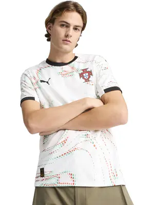 PUMA Portugal '25 Away Replica Soccer Jersey - White