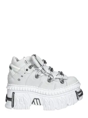 Vetements X New Rock Platform Sneakers - White