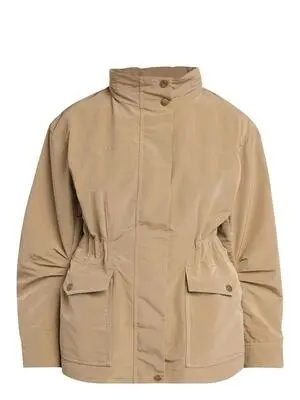 Moncler Moncler Nades Short Parka Dark Beige