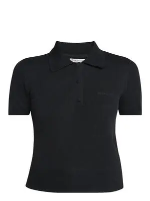 Moncler Short-sleeve Polo Shirt - Black