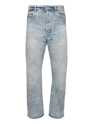 PURPLE BRAND Worn Baggy Jeans - Blue
