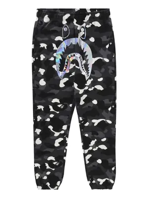 A BATHING APE City Camo Shark Sweat Pants - Black