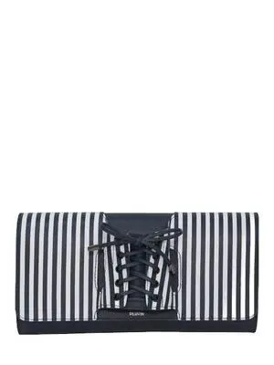 Perrin Le Corset Classic Clutch - Navy White