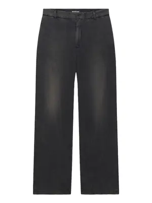Balenciaga Slim Fit Trousers - Black