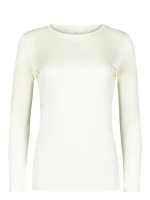 Uwila Warrior Silk Blend Base Layer Top - Bright White
