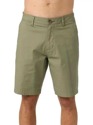 O'Neill Jay Flat Front Chino Shorts - Sage