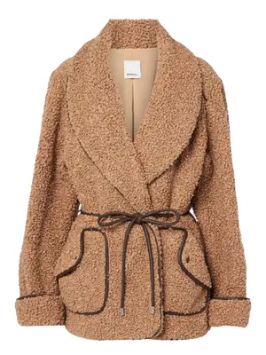 Simkhai Kimia Faux Fur Jacket - Beige