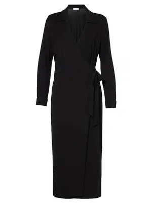 Velvet By Graham & Spencer Melat Wrap Dress - Black