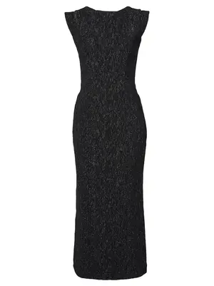 Maticevski Singular Open-back Lamé Dress - Black