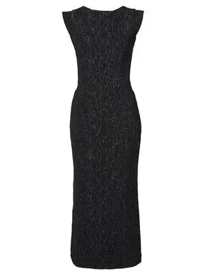 Maticevski Luminance Lamé Cocktail Dress - Black