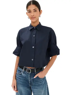 TWP Next Ex Button-down Shirt - Midnight