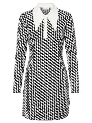 Rixo Cotton-blend Mini Dress - Black