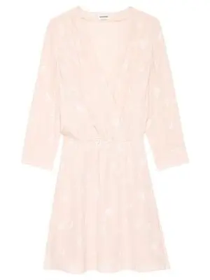 Zadig&Voltaire Rucas Flash Hearts Mini Dress - Pearly