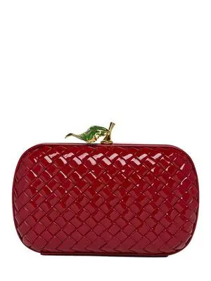 Bottega Veneta Apple Knot Clutch - Apple Candy