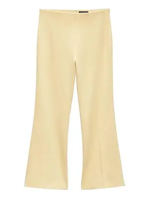 Rag & Bone Irina Kick-Flare Ponte Pants Damaged
