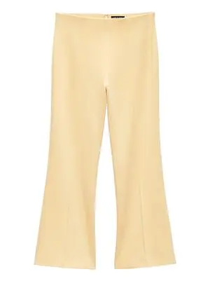 Rag & Bone Irina Kick-Flare Ponte Pants Yellow