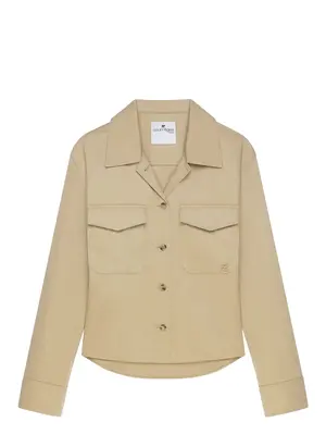 COURREGES Cotton Shirt - Neutrals