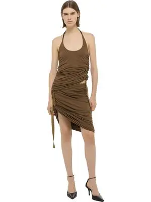 Helmut Lang Wind Harness Top - Cocoa