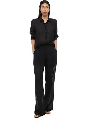 Helmut Lang Helmut Lang Sheer Classic Shirt Black
