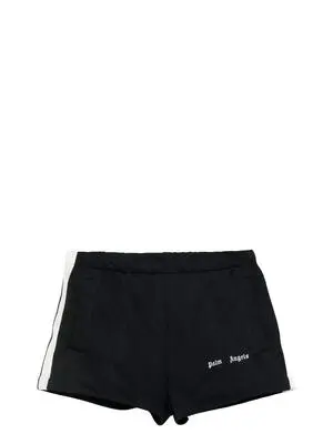 Palm Angels Logo-print Track Shorts - Black