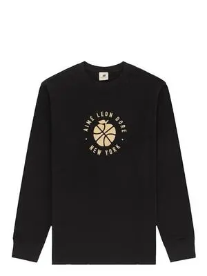 Aimé Leon Dore X New Balance Sonny Ny Longsleeve Tee Shirt - Black