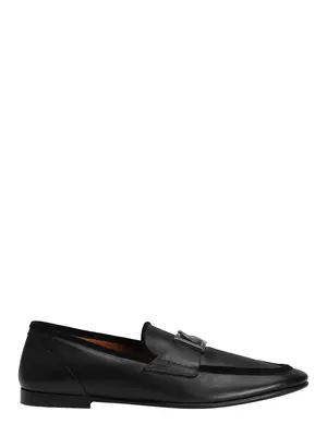Dolce & Gabbana Calfskin Loafers - Black