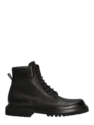 Dolce & Gabbana Calfskin Ankle Boots - Black