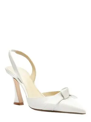 ALEXANDRE BIRMAN Clarita Bell Slingback Pumps - White
