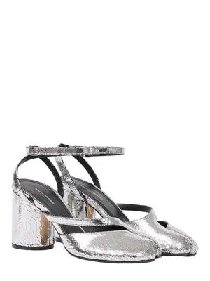 MAISON MARGIELA Tabi 80 Pumps Silver