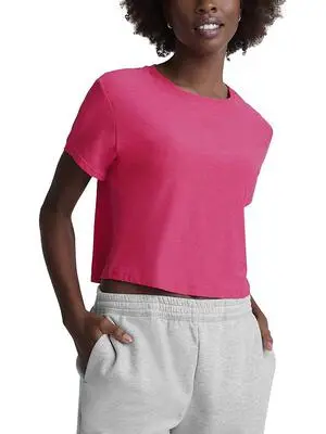Beyond Yoga Featherweight Tee - Vivid Pink Heather