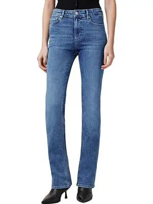 ALLSAINTS Haldan Mid-rise Bootcut Jeans - Mid Indigo