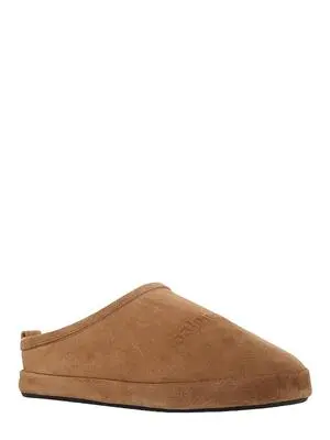 Balenciaga Alaska Faux Shearling Slippers - Camel