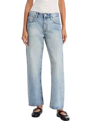 PISTOLA Lexi High-rise Straight Jeans - Bowie